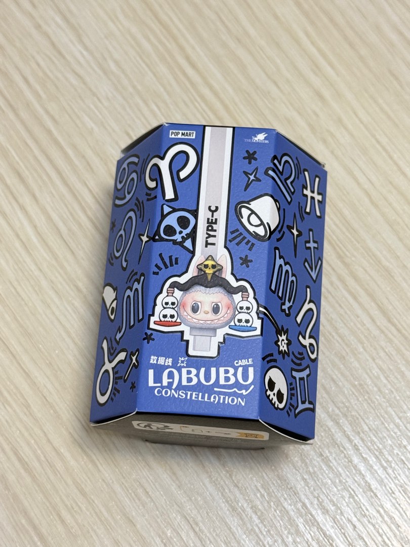 Labubu constellation type c cable cancer blindbox, 電腦＆科技, 電腦周邊及配件, 電腦線 ...