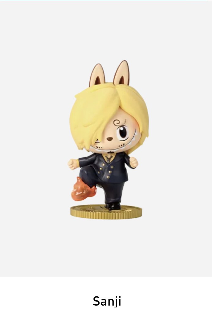 Sell/Swap Labubu One Piece - Sanji, Hobbies & Toys, Toys & Games on ...