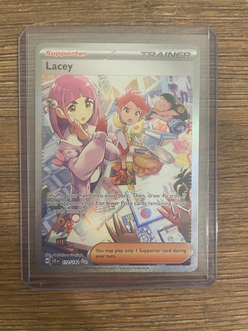 Lacey Sir 172/142 Trainer Fullart Stellar crown Pokemon tcg, Hobbies ...