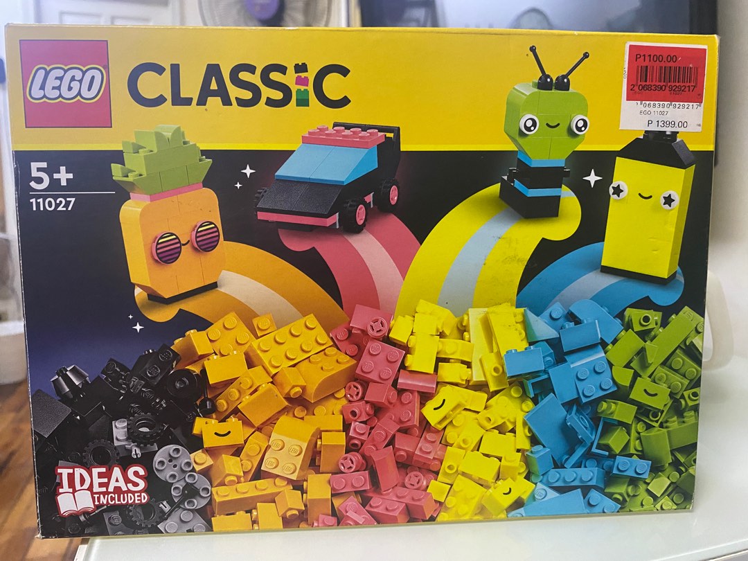 LEGO Classic 11027 Creative Neon Fun Building Blocks Toys Ideas ...