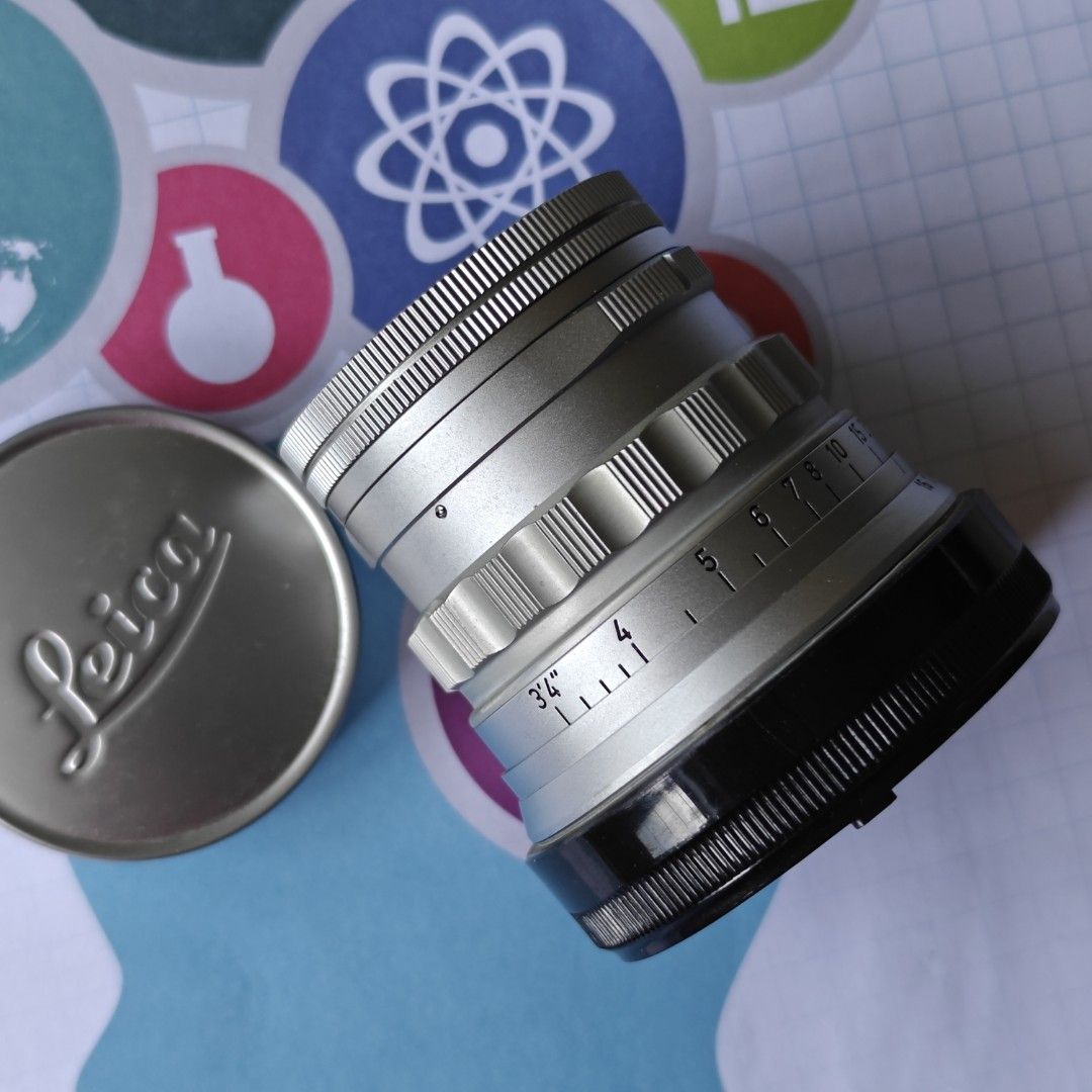 Leica 50mm F2 Summicron Rigid V1, Photography, Cameras on Carousell
