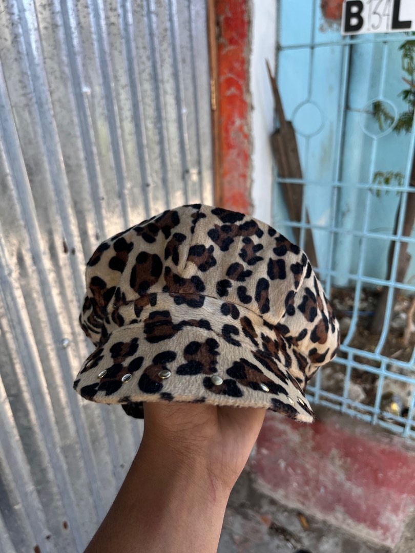 Leopard Cap, Women's Fashion, Undergarments & Loungewear on Carousell