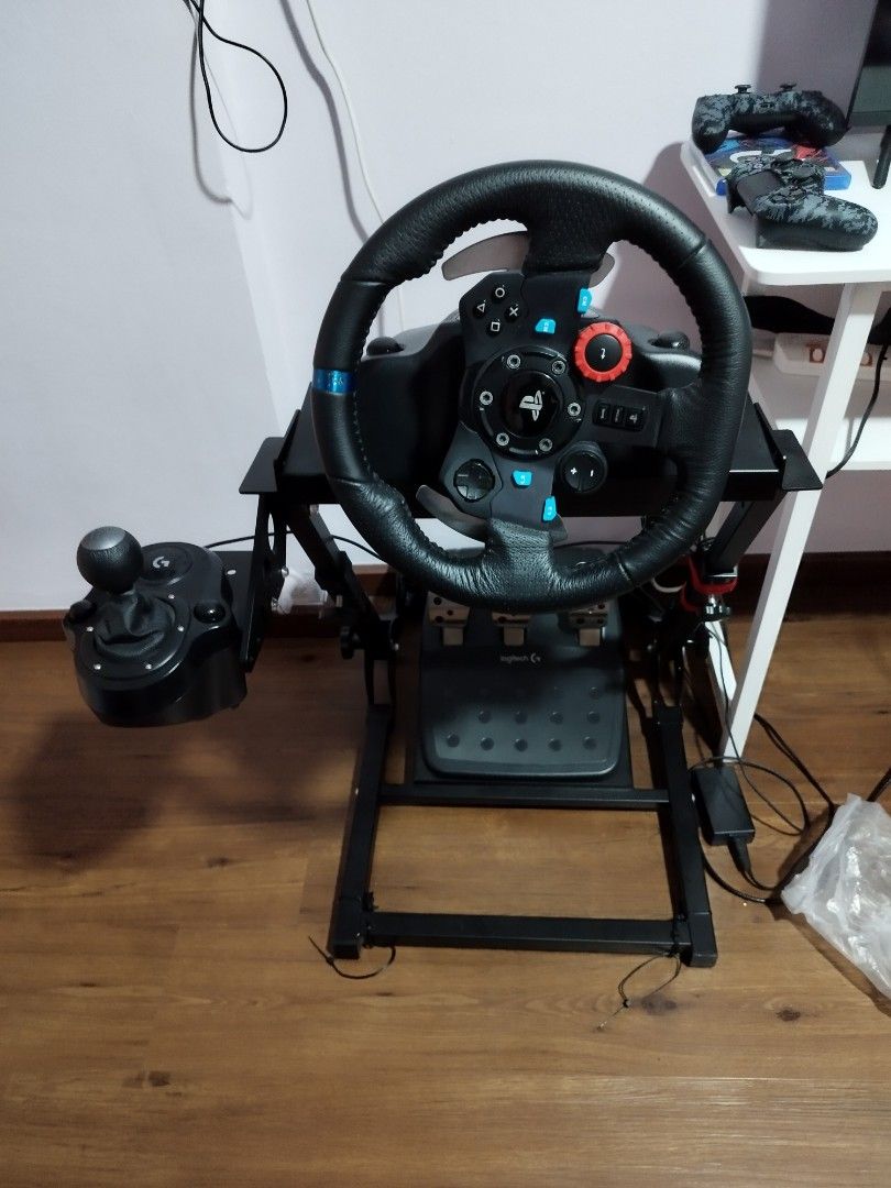 Logitech G29 full set with shifter and stand, Video Gaming, Gaming ...