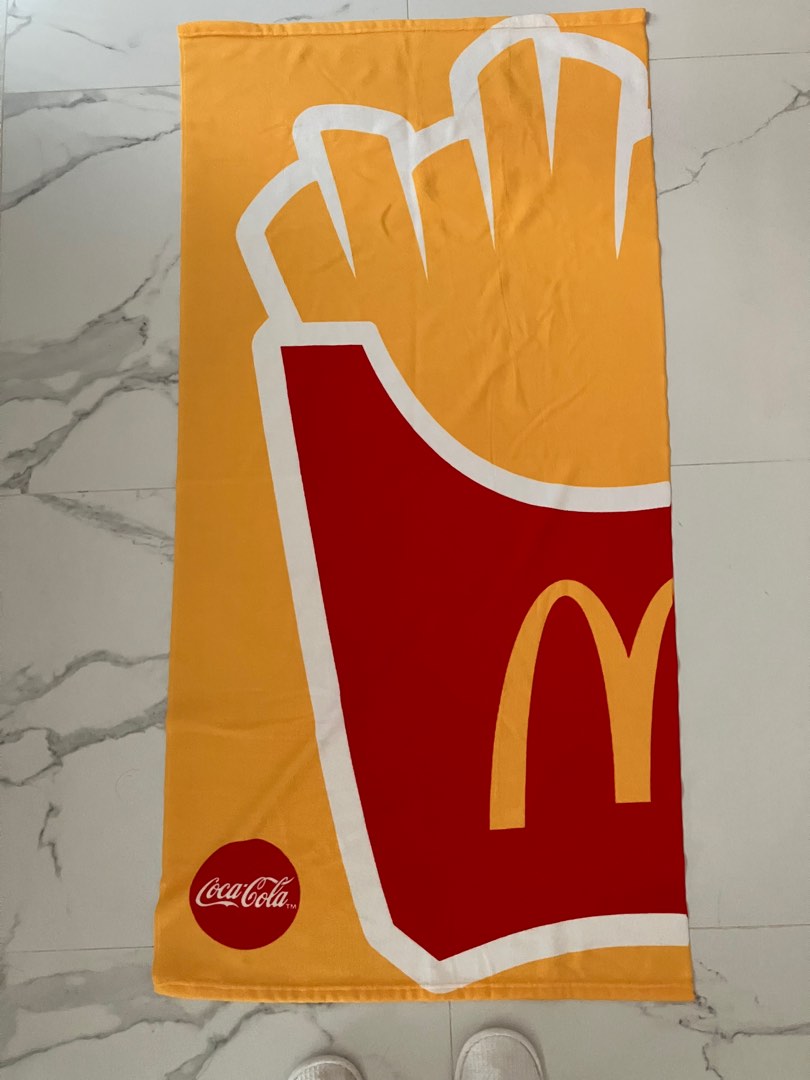 McDonald Coca-Cola & French Fries Beach Towel, Babies & Kids, Bathing ...
