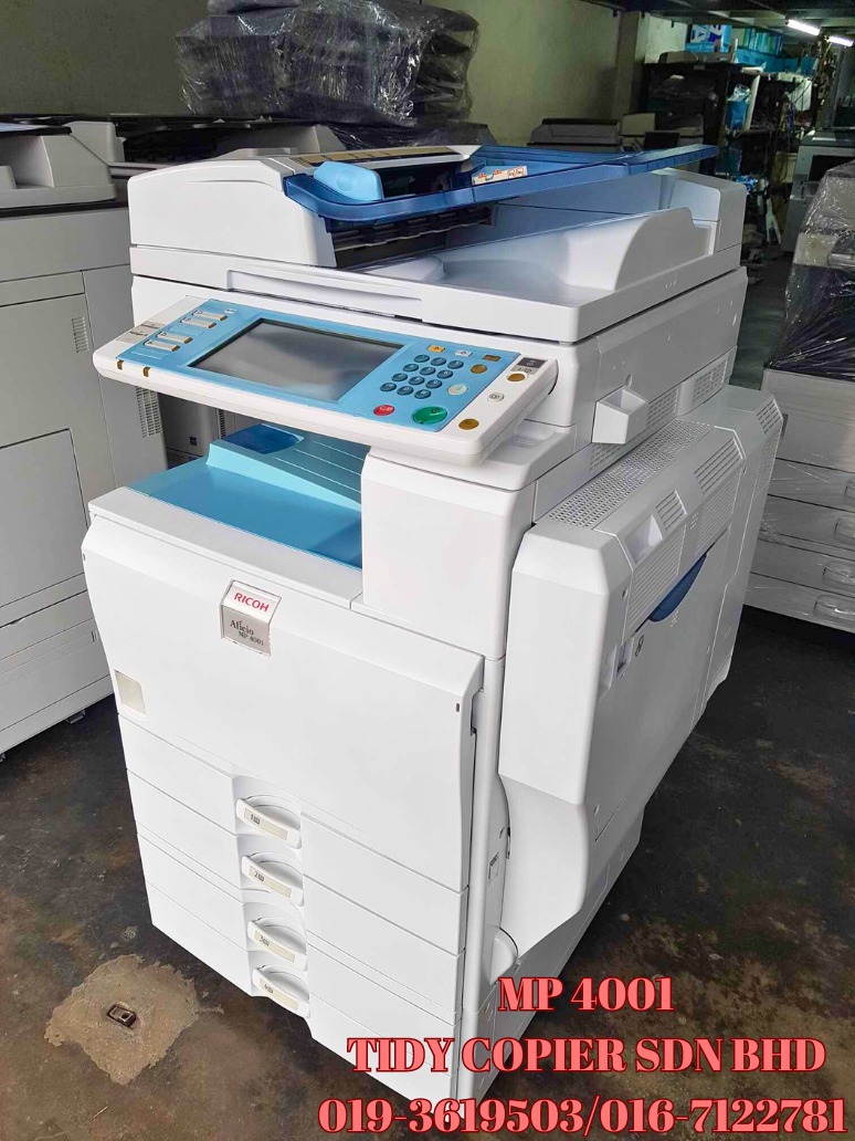 MESIN RICOH PRINTER BLACK & WHITE MP 4001, Computers & Tech, Printers ...