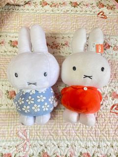 Miffy Furry Sekiguchi Lying Down Rare Plush, Hobbies & Toys, Toys & Games on Carousell