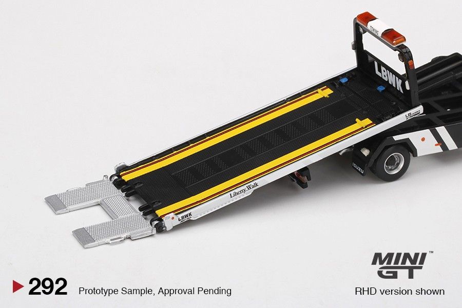 MINI GT ISUZU N-series Vehicle Transporter LBWK BLACK, Hobbies & Toys ...