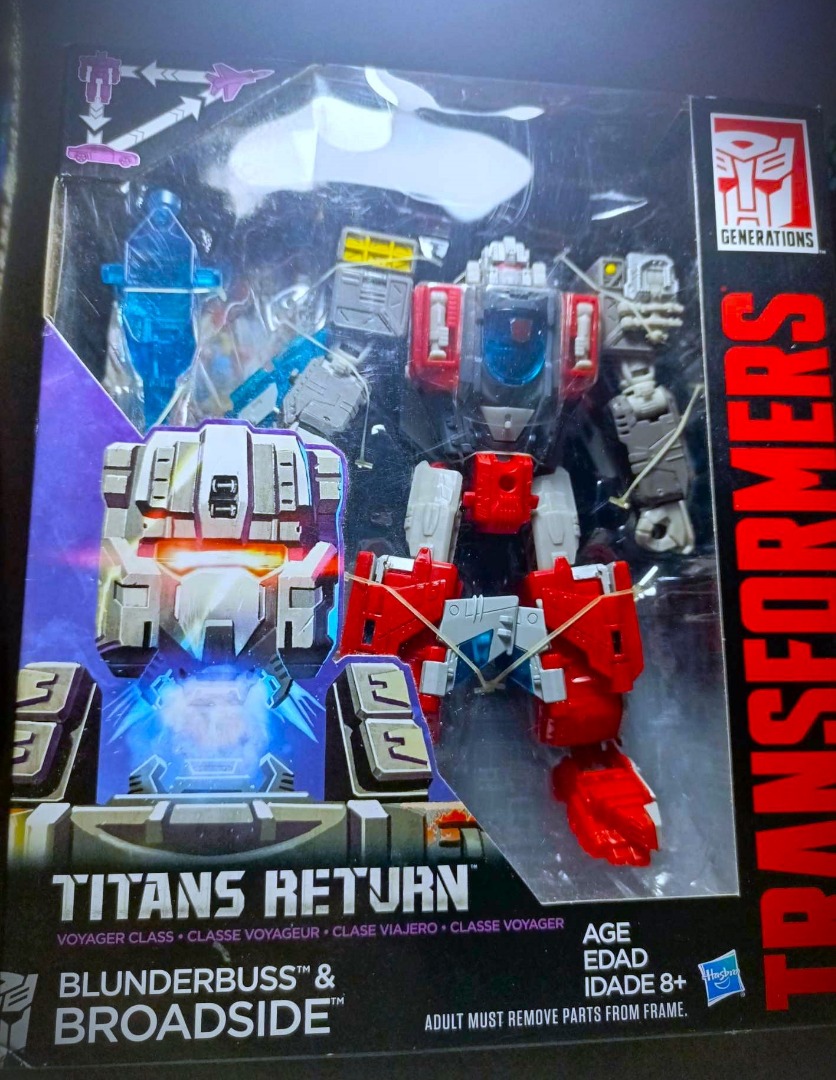 MISB TITAN'S RETURN BROADSIDE Voyager Class Hasbro Decepticon ...