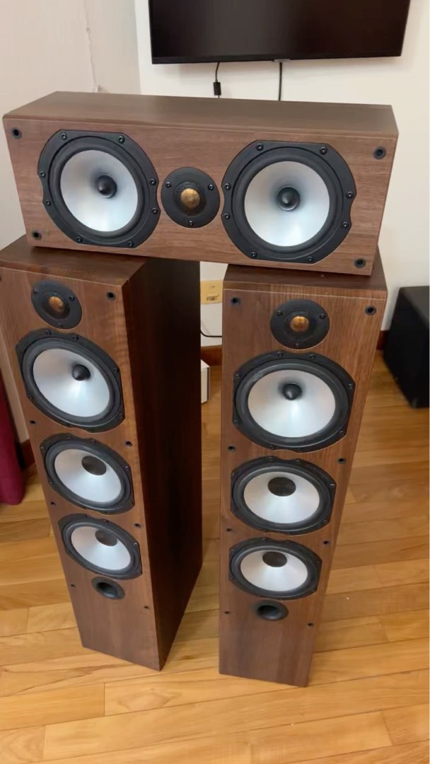 Monitor Audio MR6 Floorstanding and Center Speakers, Audio, Soundbars ...