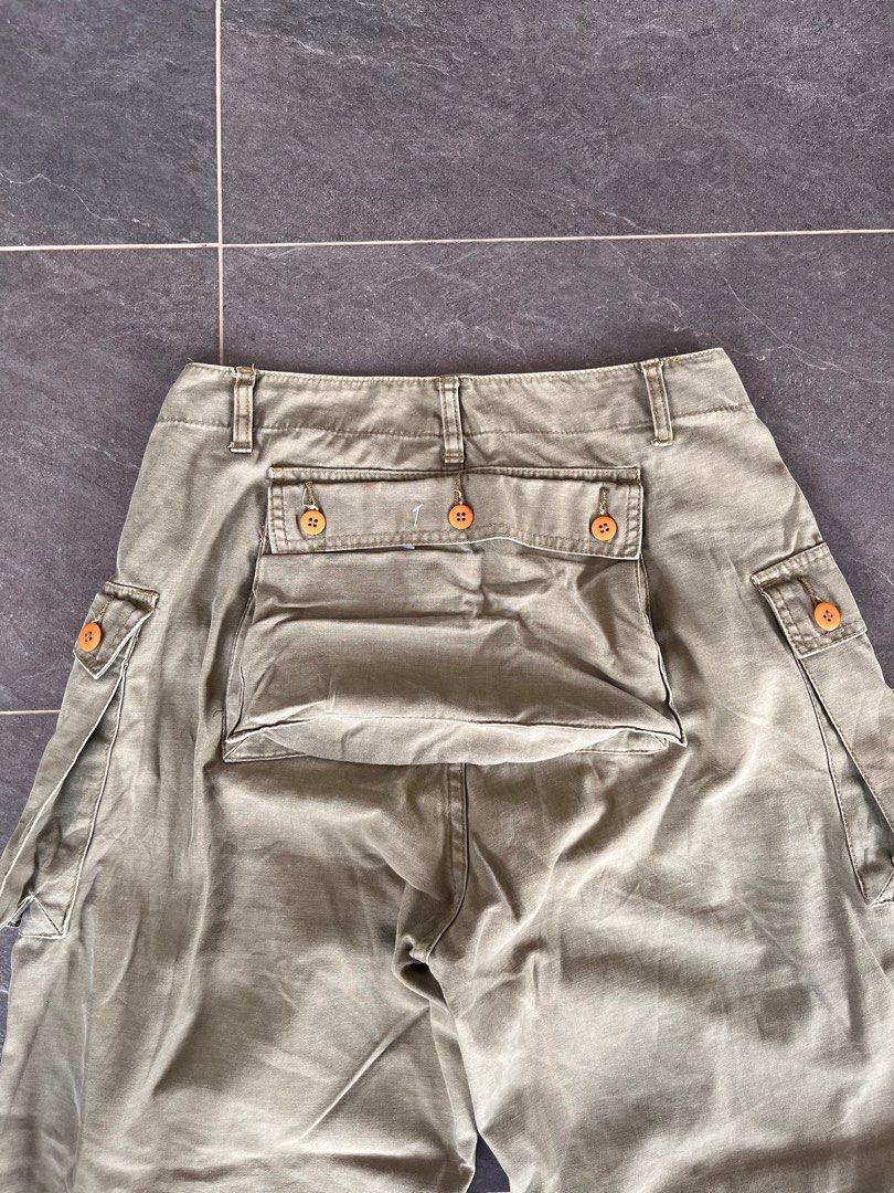 monkey pants army cargo, Men's Fashion, Bottoms, Trousers on Carousell