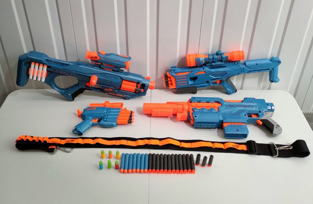 NERF ELITE 2.0 PROSPECT,EAGLE POINT,PHOENIX & TETRAD, Hobbies & Toys ...