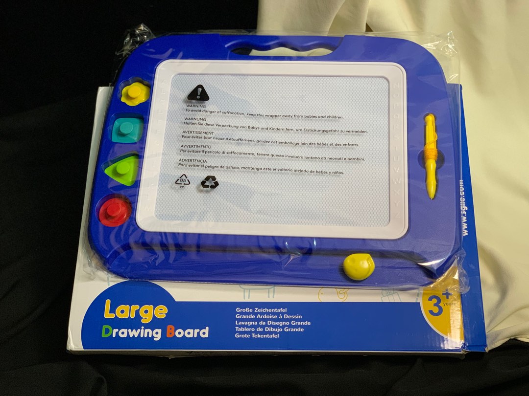 NIB SGILE 16X13” LARGE MAGNETIC DRAWING BOARD FOR KIDS , Hobbies & Toys ...