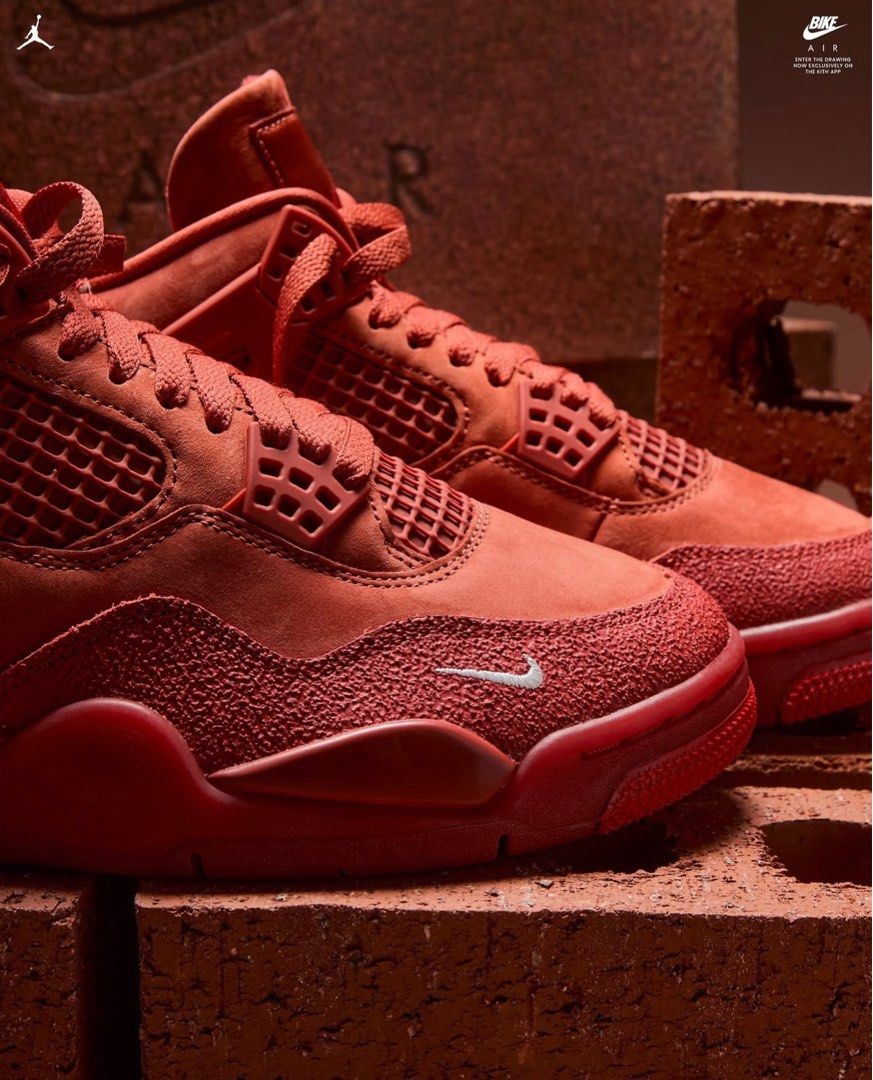 Nike Air Jordan 4 x Nigel Sylvester Brick By Brick, Men's Fashion ...