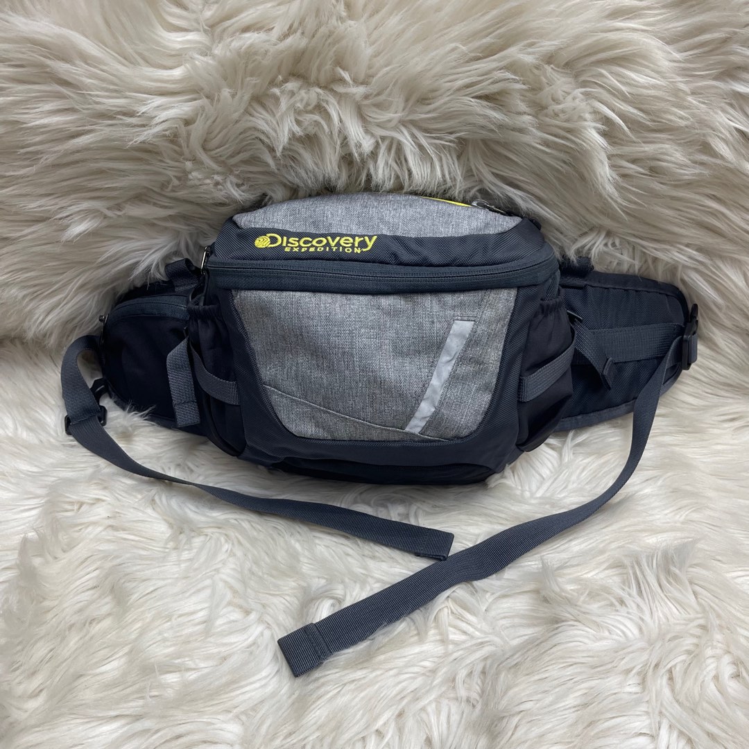 Original Discovery Pouch Hiking 2 Way Backpack/Waist bag, Men's Fashion ...