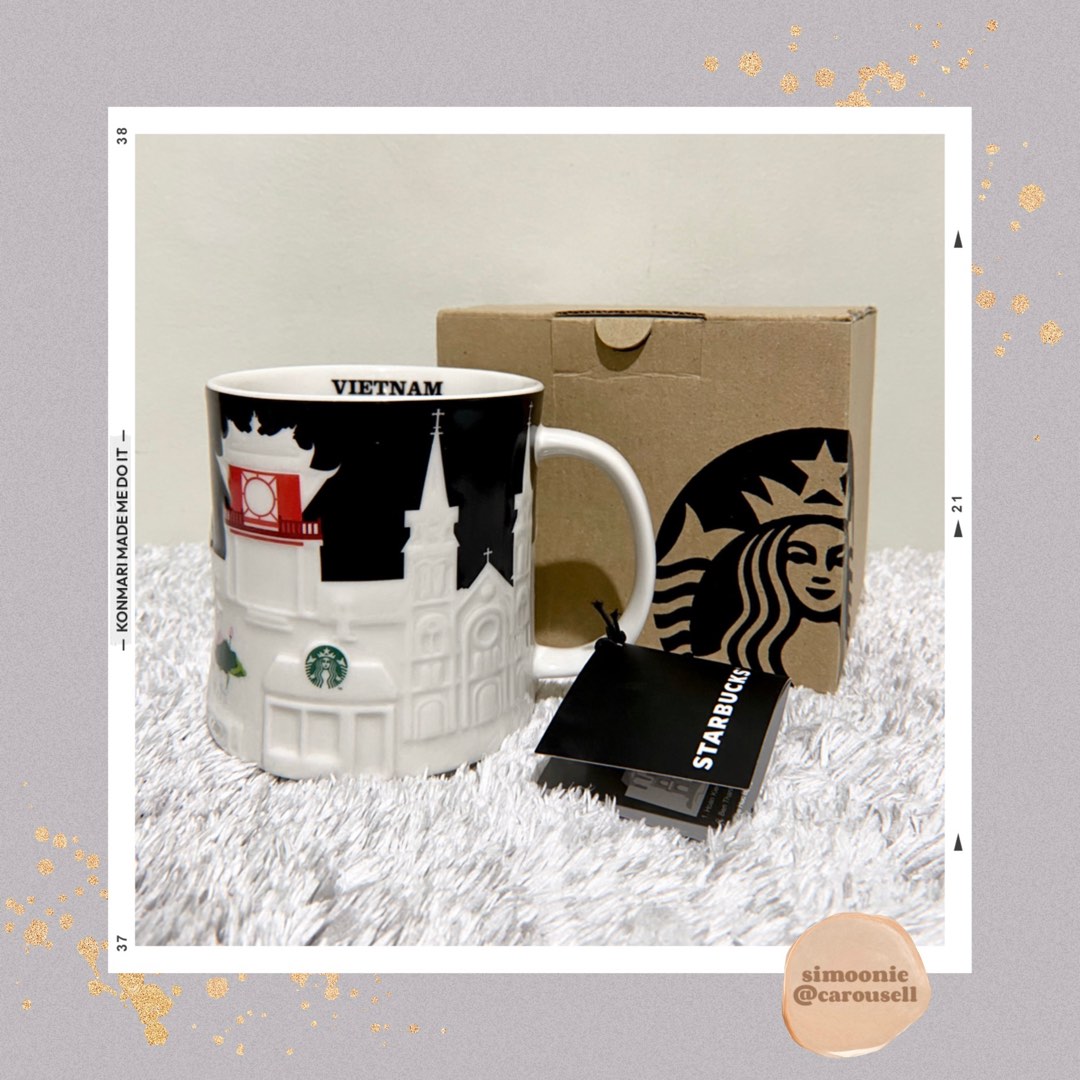 Original STARBUCKS City Mug - Relief Mug VIETNAM 16 Oz, Hobbies & Toys ...