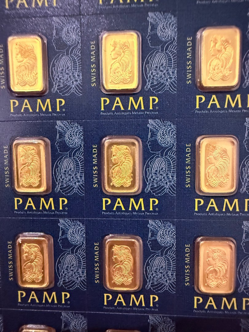 Pamp Gold Bar 1 gram, Hobbies & Toys, Collectibles & Memorabilia ...