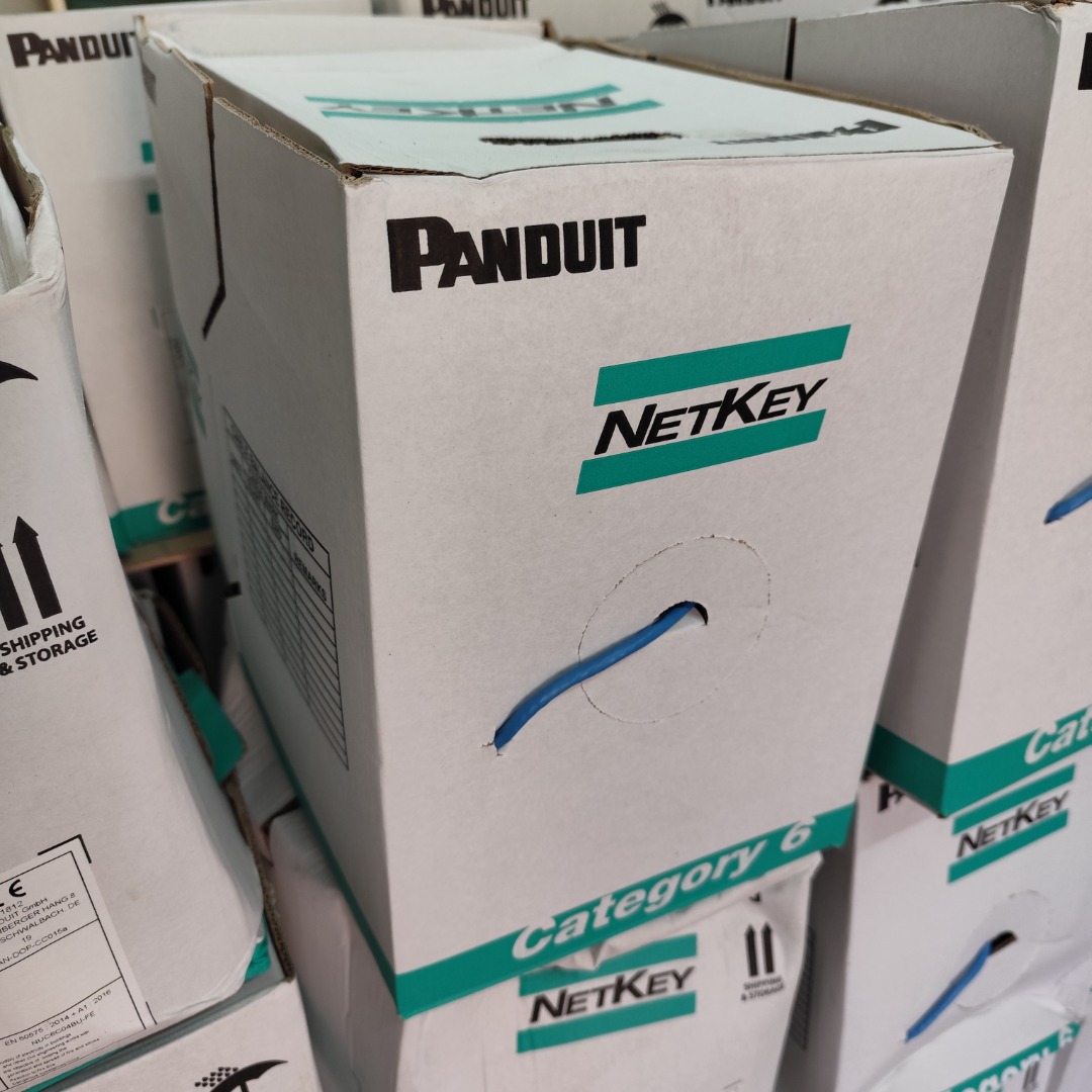 Panduit Netkey Cat 6 U/UTP 24AWG Cable NUC6C04BU-FE, Computers & Tech ...