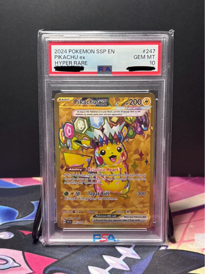Pikachu Ex Hyper Rare Surging Sparks Psa 10, Hobbies & Toys ...