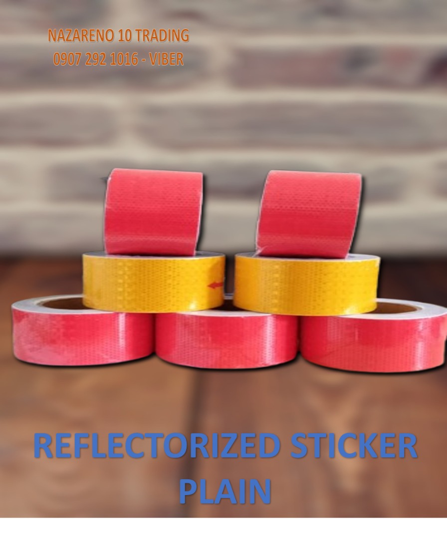 Plastic Reflectorized sticker 127, Commercial & Industrial, Industrial ...