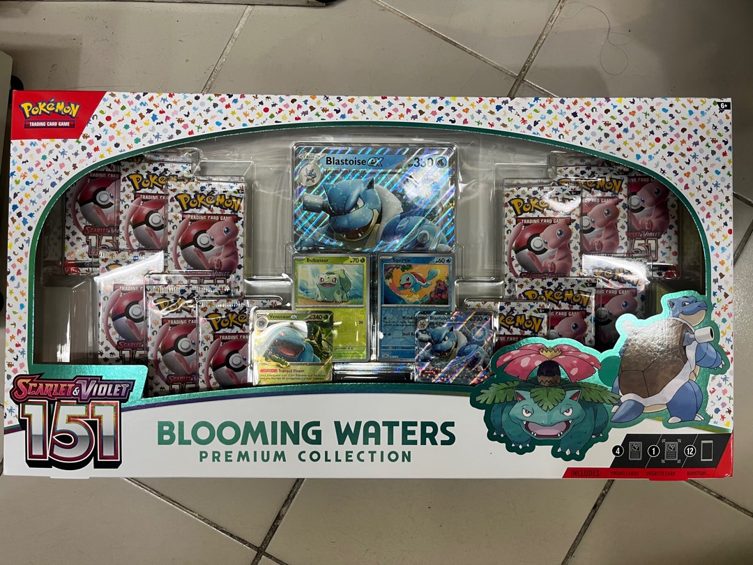 POKEMON BLOOMING WATERS PREMIUM COLLECTION, Hobbies & Toys, Toys ...