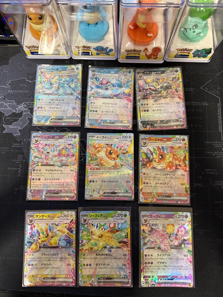 [Pokemon Japanese Terastal Festival ex sv8a] Full Eeveelutions RR Set, Hobbies & Toys, Toys ...