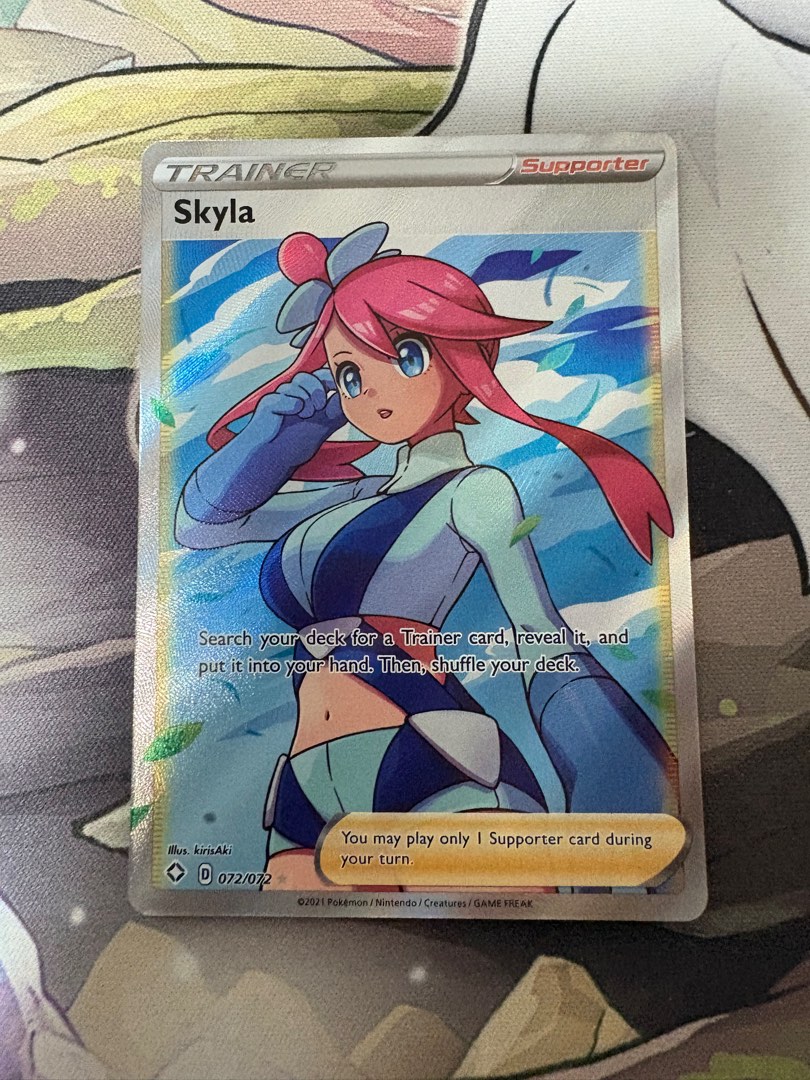 Pokemon Shining Fates Skyla Full Art Trainer, Hobbies & Toys, Toys ...