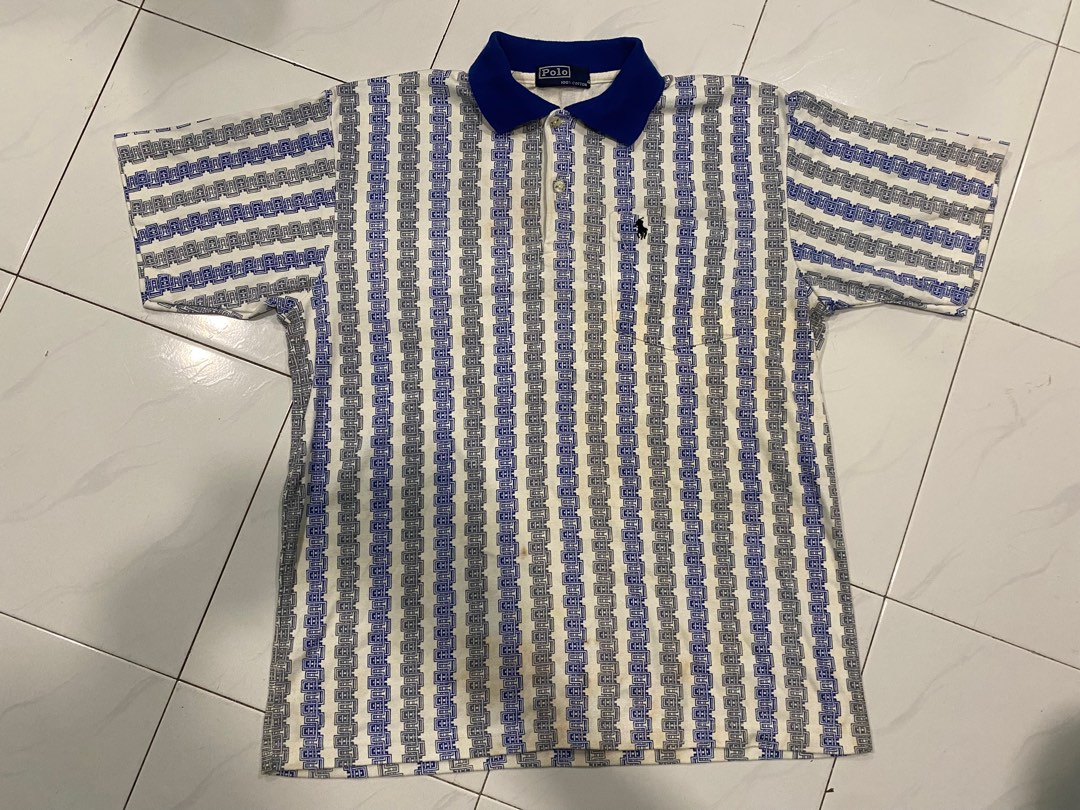 Polo Ralph Lauren Monogram Collar, Men's Fashion, Tops & Sets, Tshirts ...