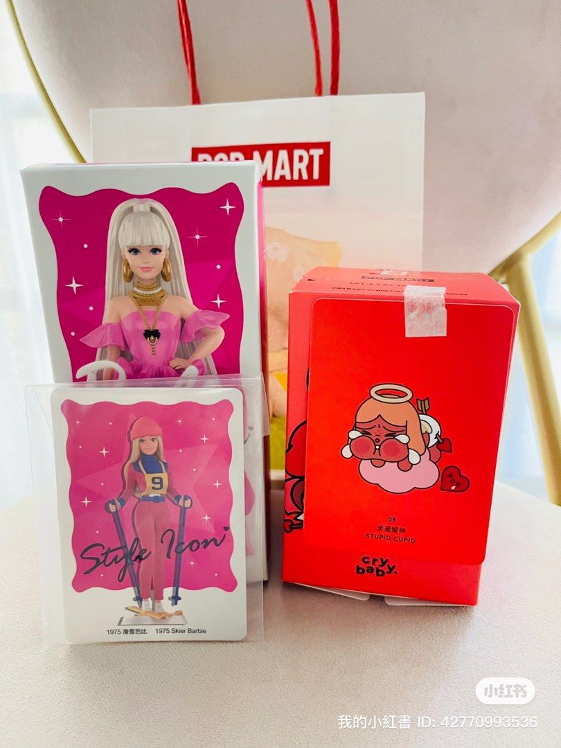 Popmart Barbie and Cry Baby, Hobbies & Toys, Toys & Games on Carousell