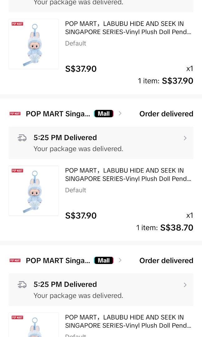 Popmart Labubu Hide and Seek Merlion Merbubu Blue Fish SkullPanda ...