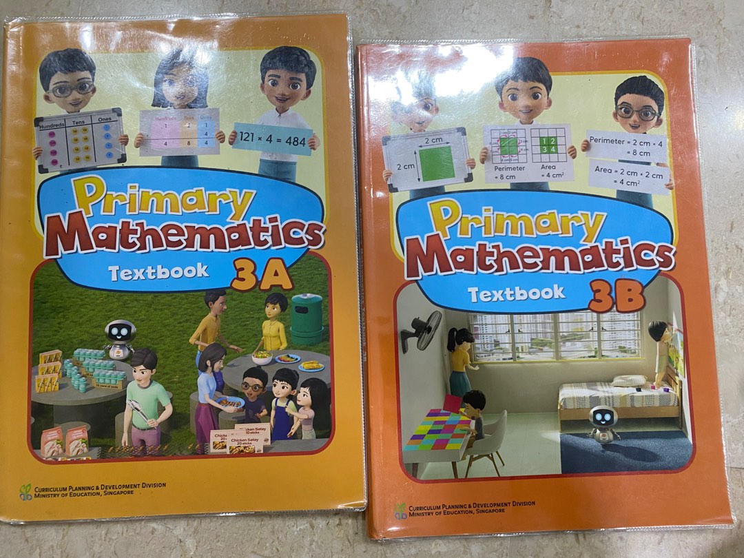 Primary 3 Math Textbook, Hobbies & Toys, Books & Magazines, Textbooks ...