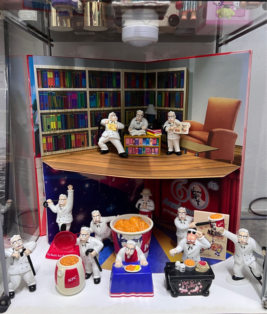 Rare 60th Anniversary KFC Colonel Sanders Figure Set, Hobbies & Toys ...