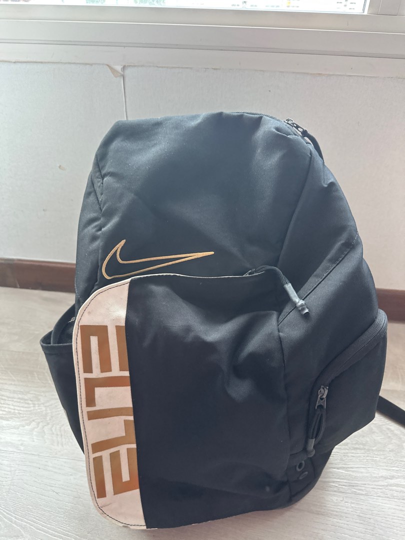 RARE Nike elite Bag Black gold gen 1, Men's Fashion, Bags, Backpacks on ...