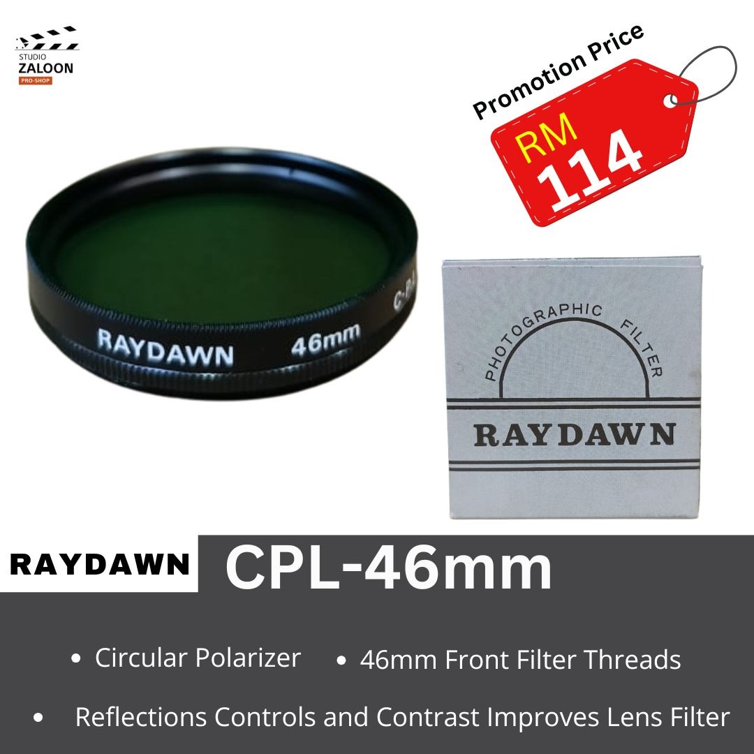 Raydawn CPL-46mm Slim Filter Circular Polarizing Lens Filter (Made in ...