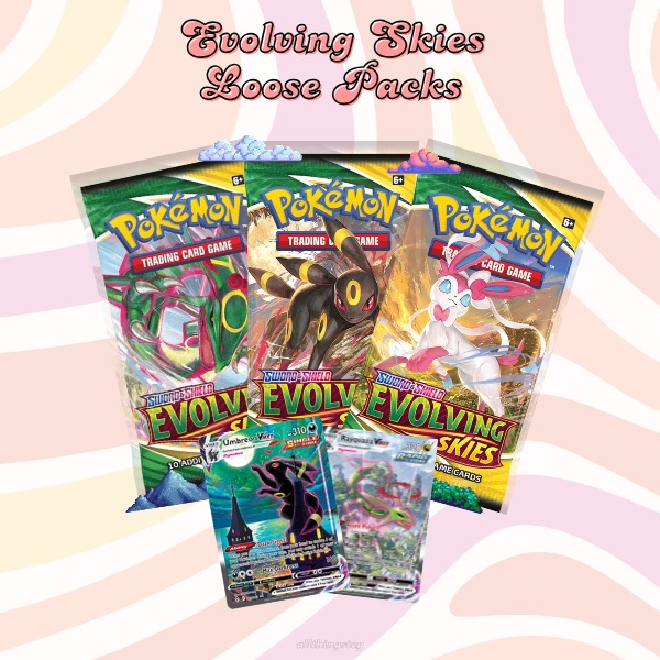 [READ DISC] Pokemon TCG Evolving Skies Loose Packs, Hobbies & Toys ...