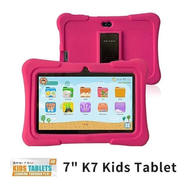 [Same Day Delivery] 7" inch Pritom K7 Android Wifi KIDS Children ...