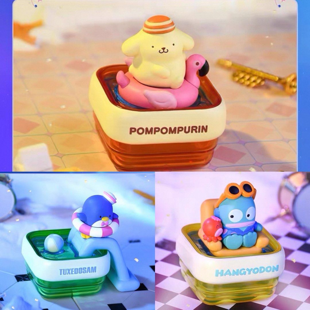 SANRIO CHARACTERS POOL PARTY SERIES / FULL SET / CONFIRMED DESIGN ...