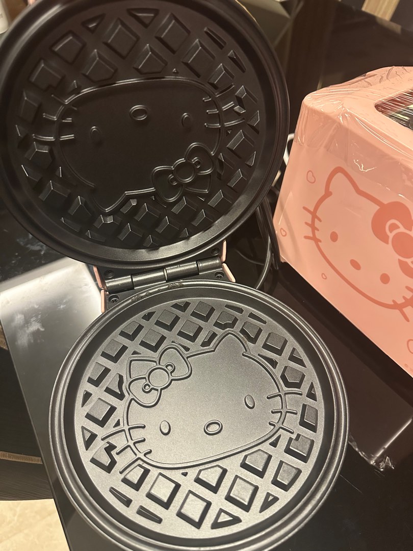 Sanrio Hello Kitty Toaster and waffle set, Furniture & Home Living ...
