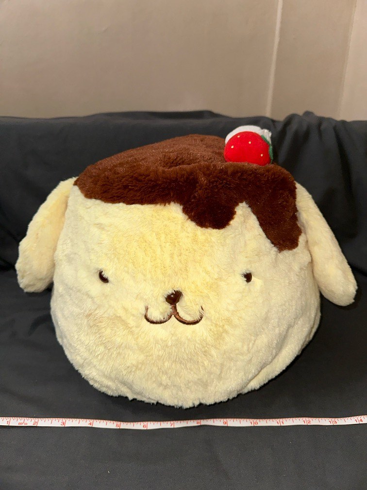 Sanrio Pompompurin Pudding Leche Flan Big Stuffed Toy, Hobbies & Toys ...