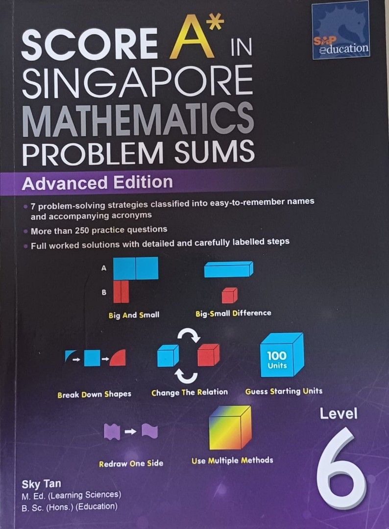 Score A* in singapore mathematics problem sums level 6, Hobbies & Toys ...