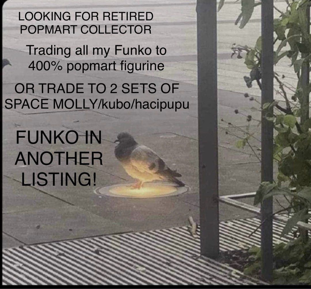 [SEE DESC] WTT -> 25 funko pop to 400% popmart blind box figurine ...