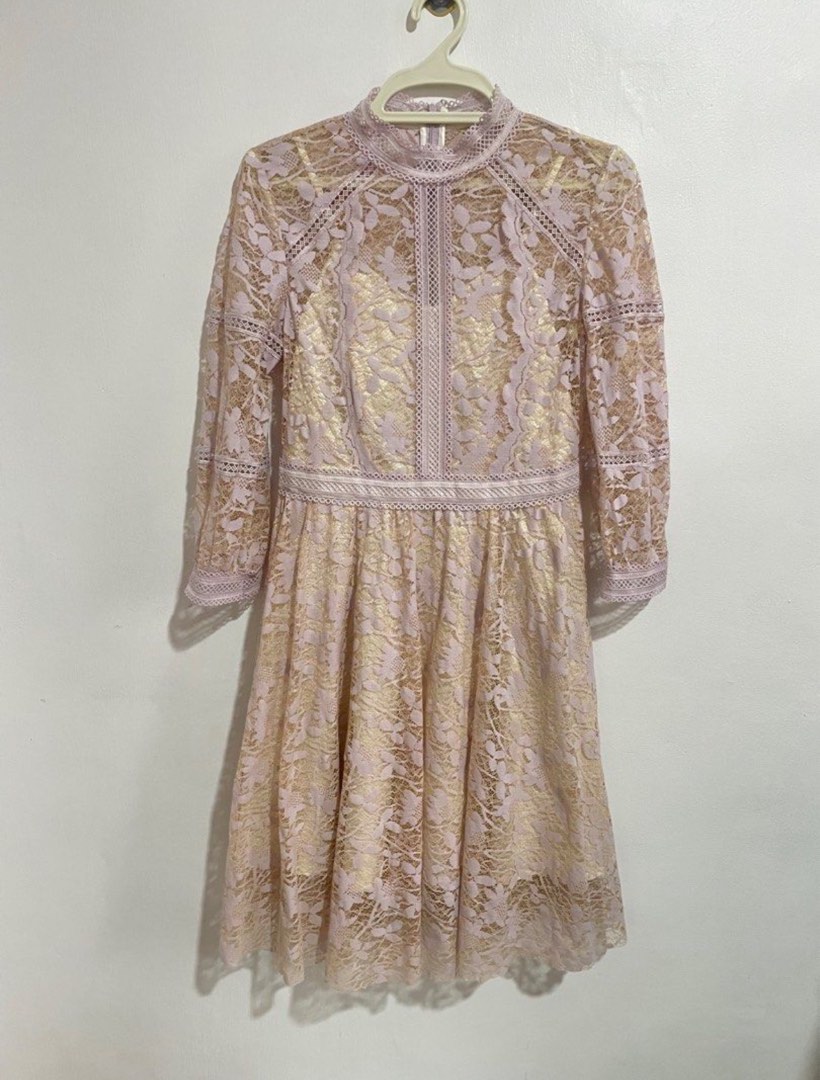 SElf-POrtrait Insp. Mofan Lace Dress, Women's Fashion, Dresses & Sets ...