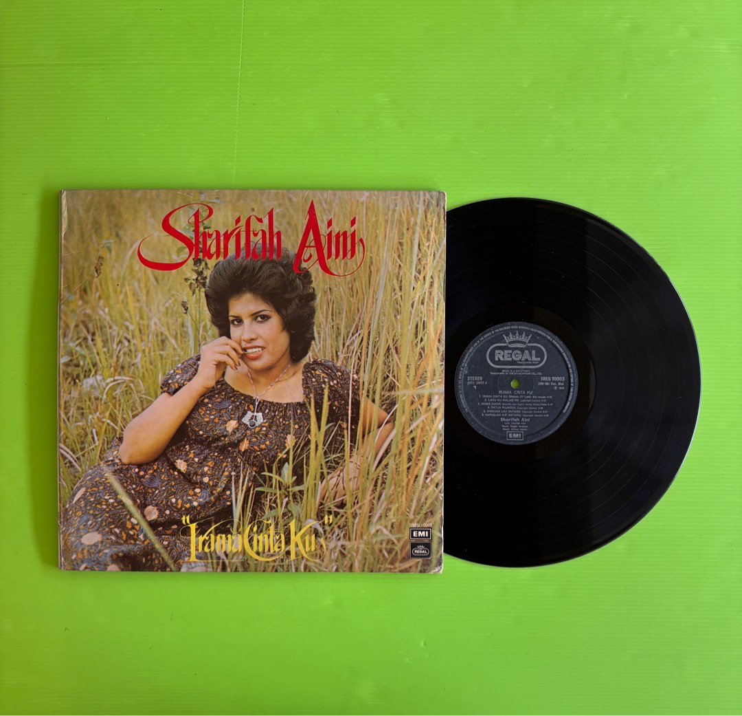 Sharifah Aini Irama Cintaku Album Melayu Piring Hitam LP, Hobbies & Toys, Music & Media, Vinyls ...
