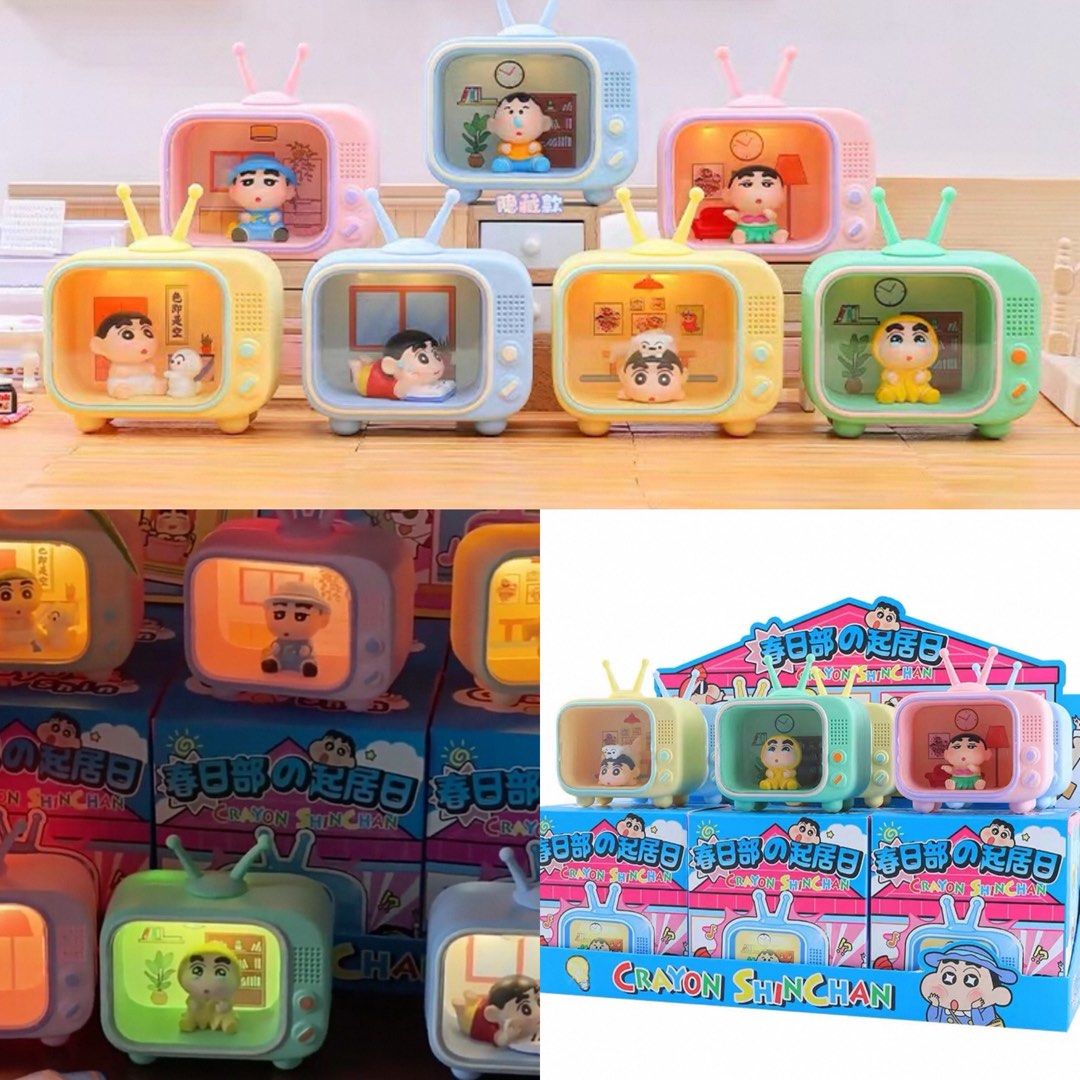 SHINCHAN HARUSHI DAILY LIFE TV ( GLOW LIGHT UP ) / FULL SET / SINGLE ...
