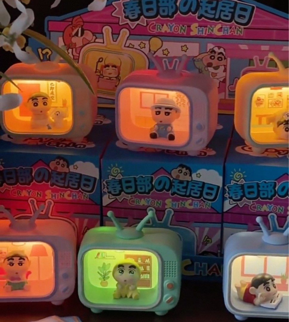 SHINCHAN HARUSHI DAILY LIFE TV ( GLOW LIGHT UP ) / FULL SET / SINGLE ...