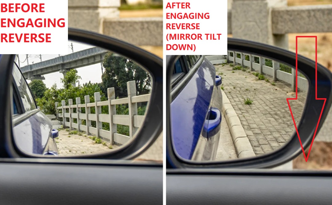 Side Mirror Auto Fold + Auto Tilt when Reversing Module for Toyota Wish ...