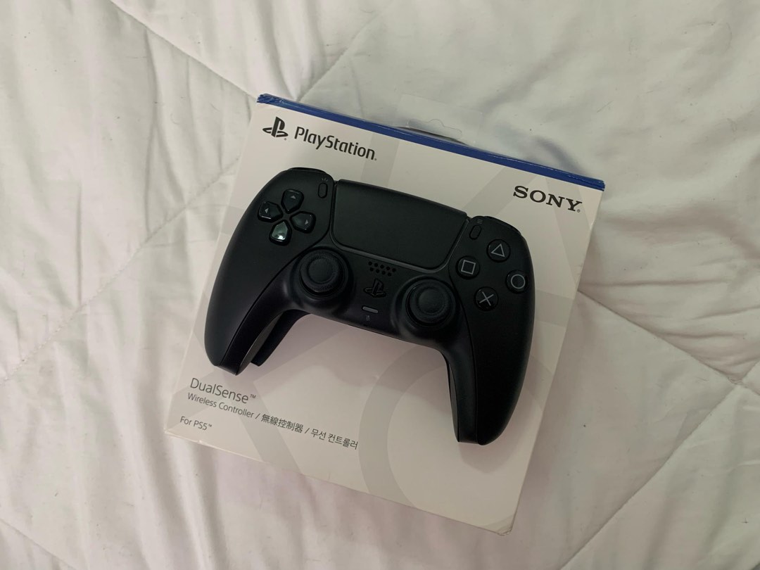 Sony Dualsense Midnight Black PS5 Controller, Video Gaming, Gaming ...