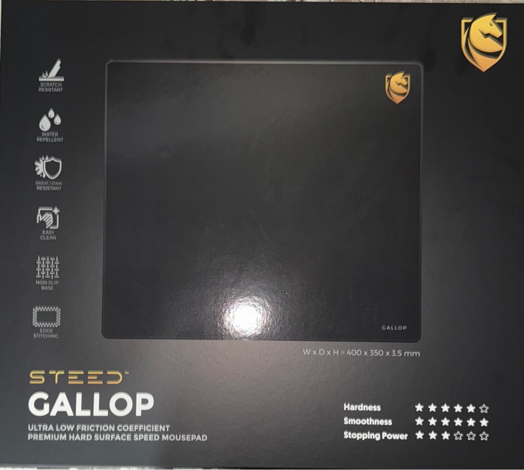 Steed GALLOP Hard Surface Speed Mouse Pad, Computers & Tech, Parts ...