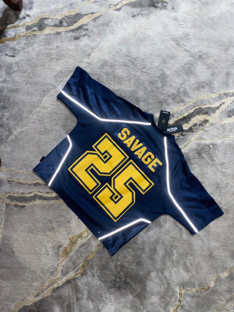 SVG mesh jersey navy (s), Men's Fashion, Tops & Sets, Tshirts & Polo ...