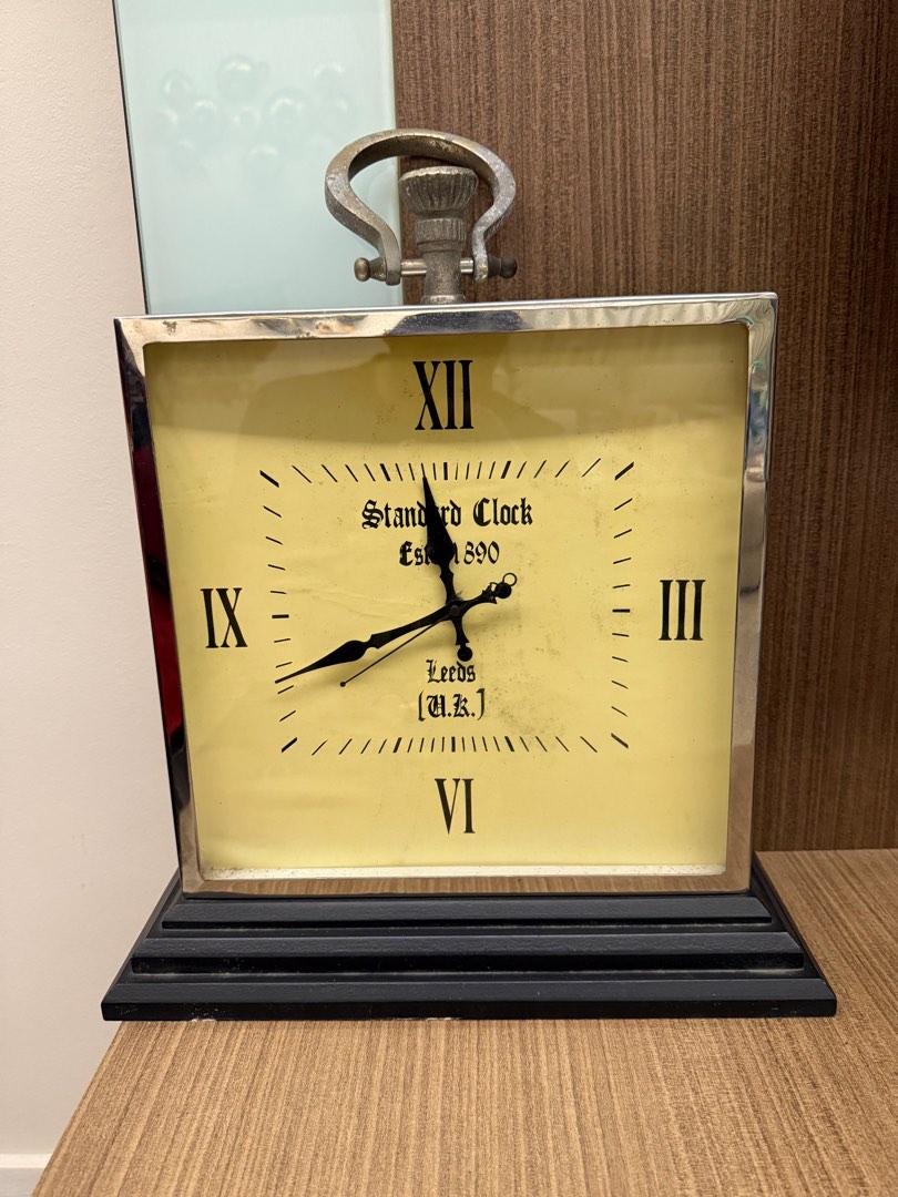 Table standing clock, Furniture & Home Living, Home Decor Accessories ...
