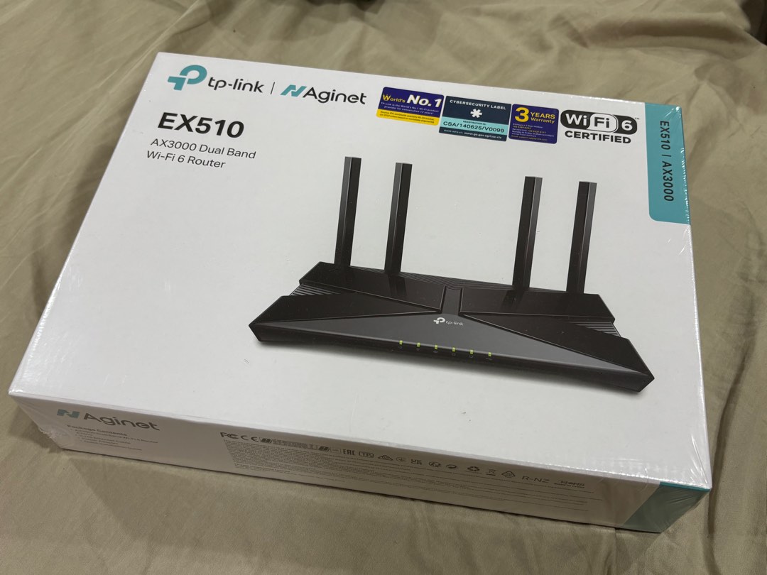 TP-Link EX510 Wifi 6 Mesh Router, Computers & Tech, Parts & Accessories ...